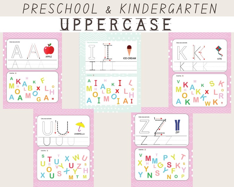 Preschool Pre-k Kindergarten Learning Bundle 600 Pages Printable ...