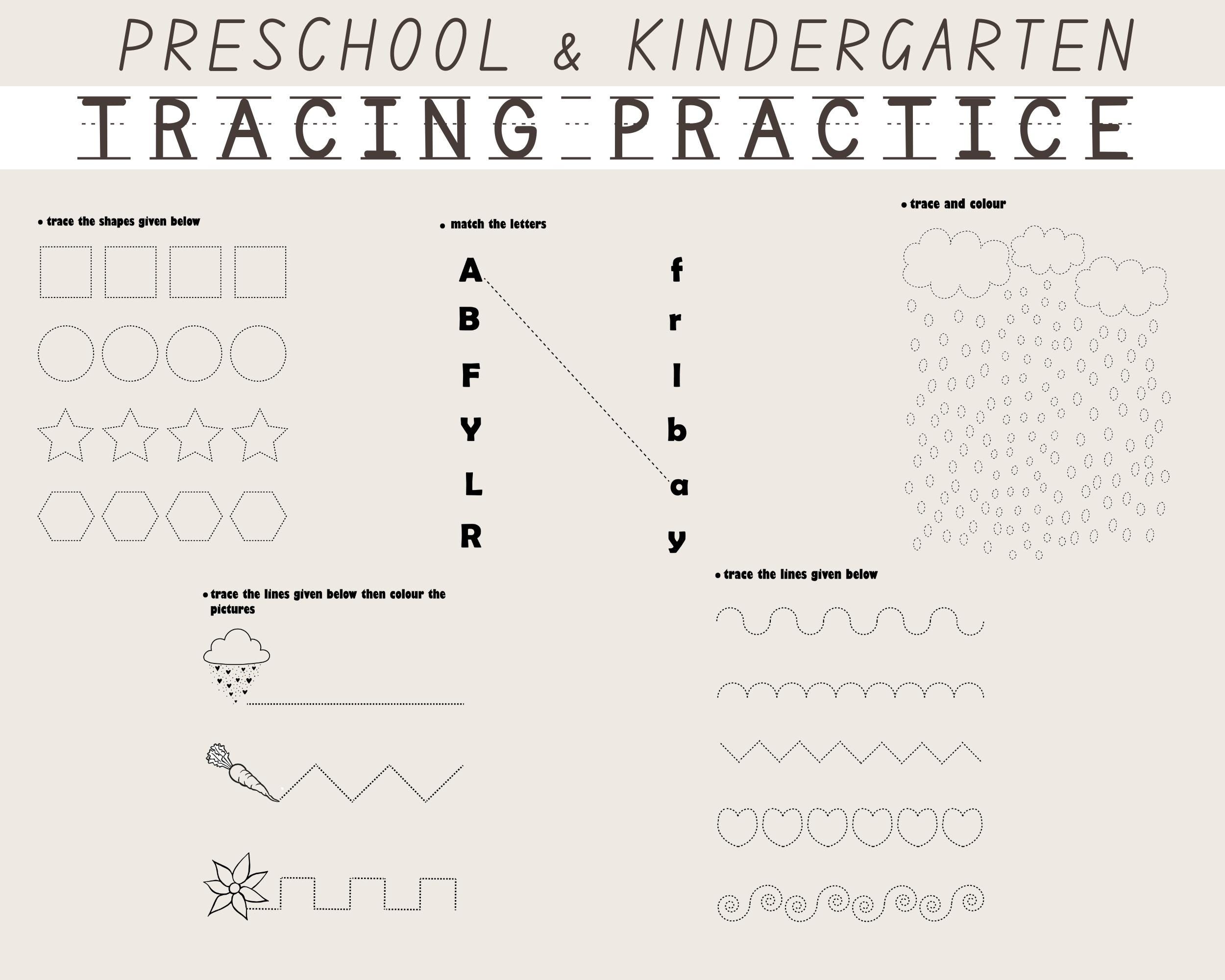 Preschool Pre-k Kindergarten Learning Bundle 600 Pages Printable ...
