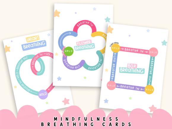 Mindful Scripted Breathing Cards for Kids Teens, Anxiety Coping Calming ...