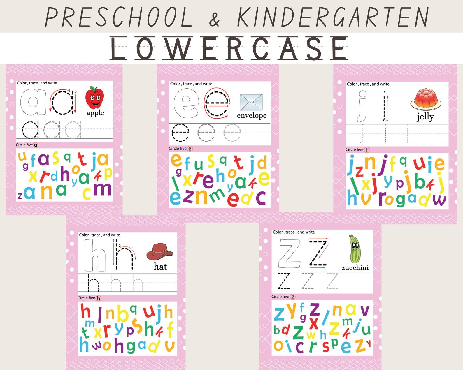 Preschool Pre-k Kindergarten Learning Bundle 600 Pages Printable ...