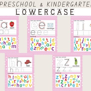 Preschool Curriculum Printable for Homeschool, Teach Letters, Numbers ...