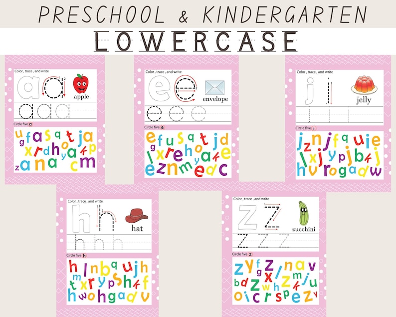 Preschool Pre-k + Kindergarten Learning Bundle | +600 Pages | Printable ...