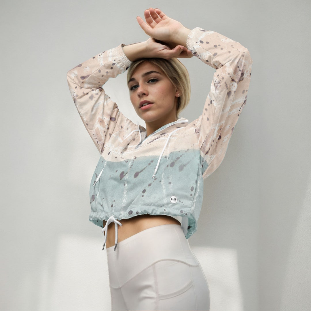 GUARDIAN ANGEL Womens Windbreaker Jacket, Cropped, Windbreaker With ...