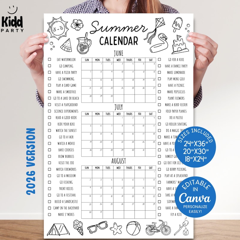 2026 Summer Bucket List - Etsy