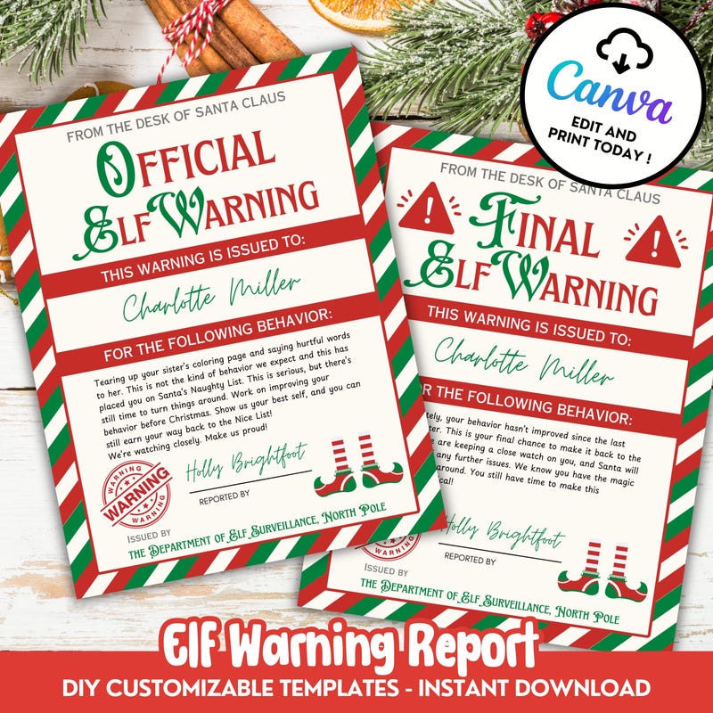 Elf Surveillance - Etsy