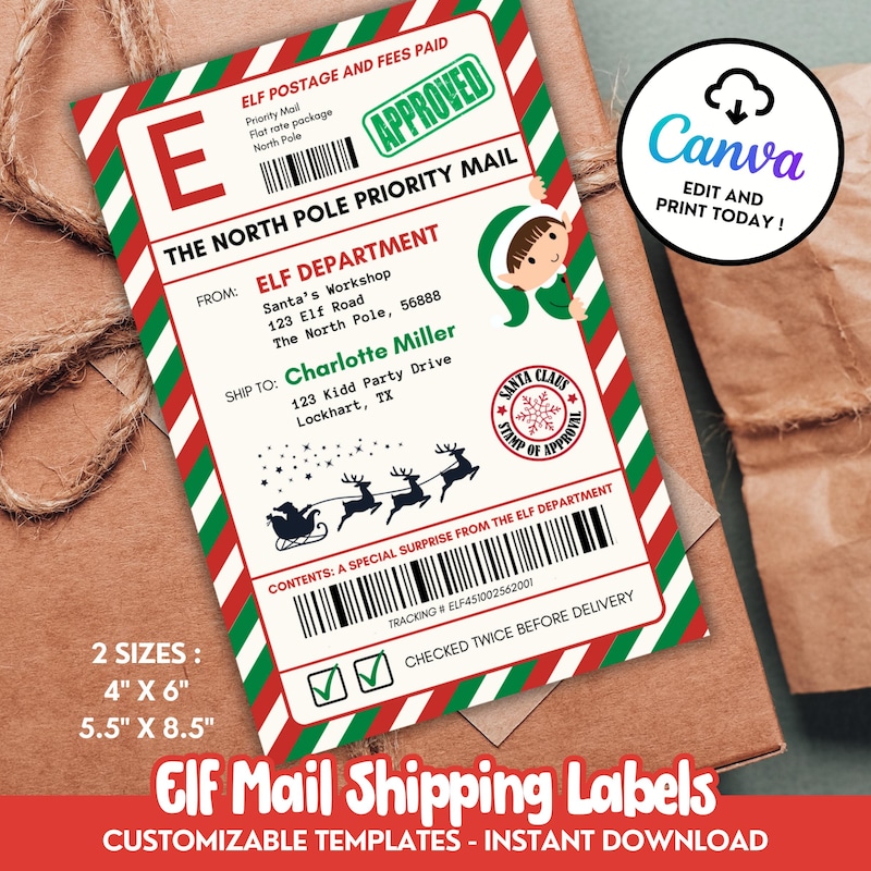 Elf Stickers - Etsy