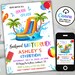 Waterslide Birthday Invitation - Summer Pool Party - Splash Birthday ...