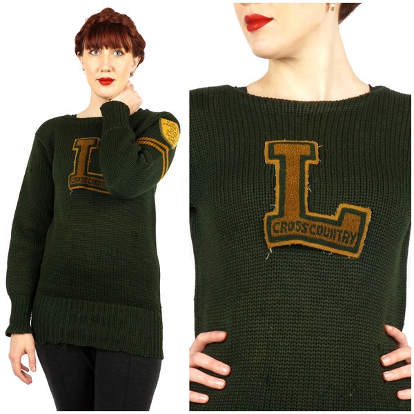 Letterman Sweater - Etsy