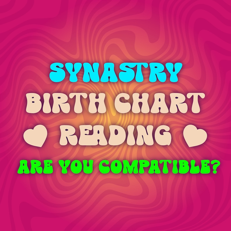 Synastry Relationship Reading, Birth Chart Reading, Natal Chart Reading ...