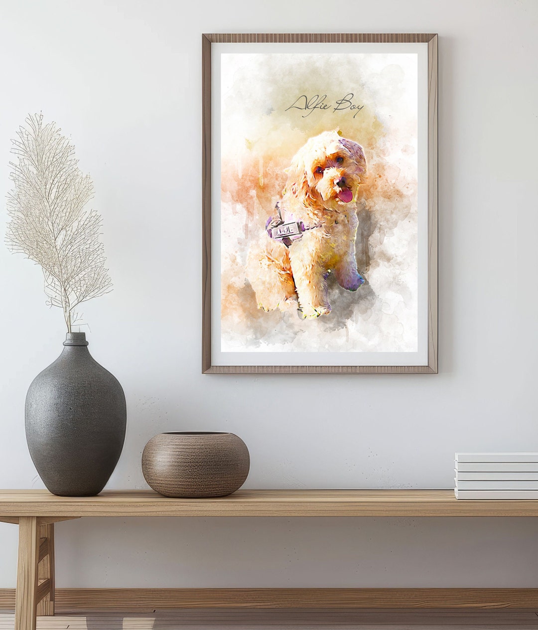 Personalized Pet Matte Vertical Posters, Using Your Own Photo in A ...