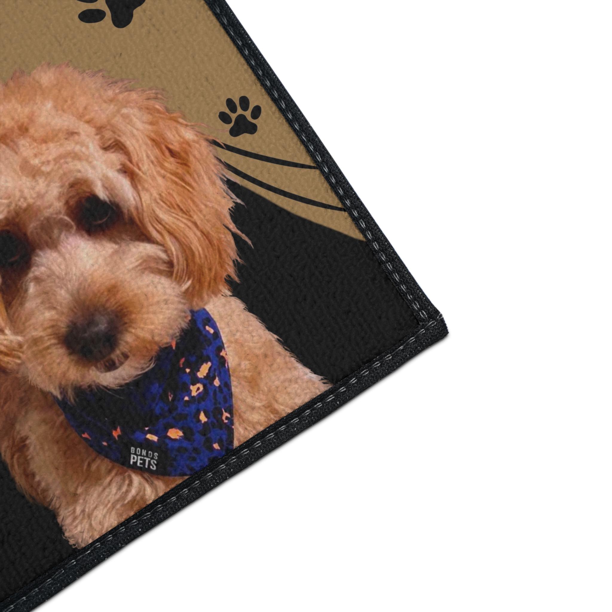 Personalized Pet Photo Floor Mat: Custom Dog/cat Welcome Rug - Etsy