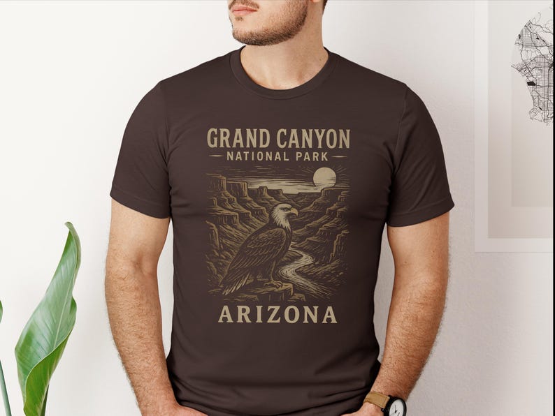 Vintage Style Grand Canyon National Park Shirt, Arizona Nature ...