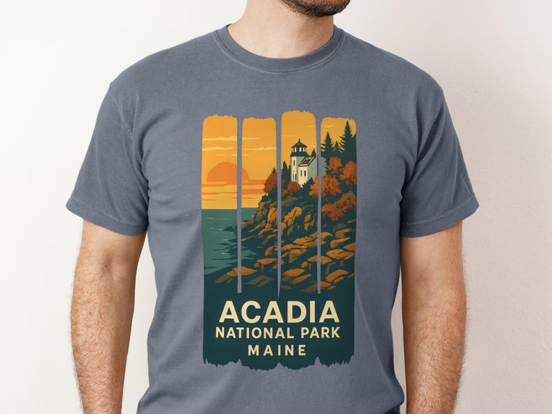 Comfort Color Acadia National Park Shirt Sweatshirt Hoodie, Maine ...