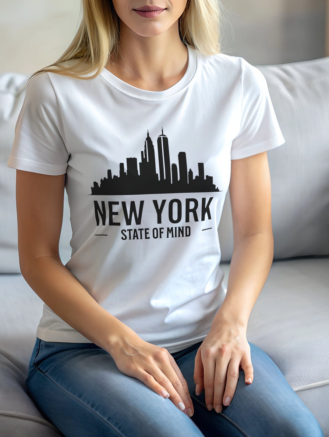 New York T-shirt, New York Graphic Tee, NYC Skyline Tee, NYC Graphic ...