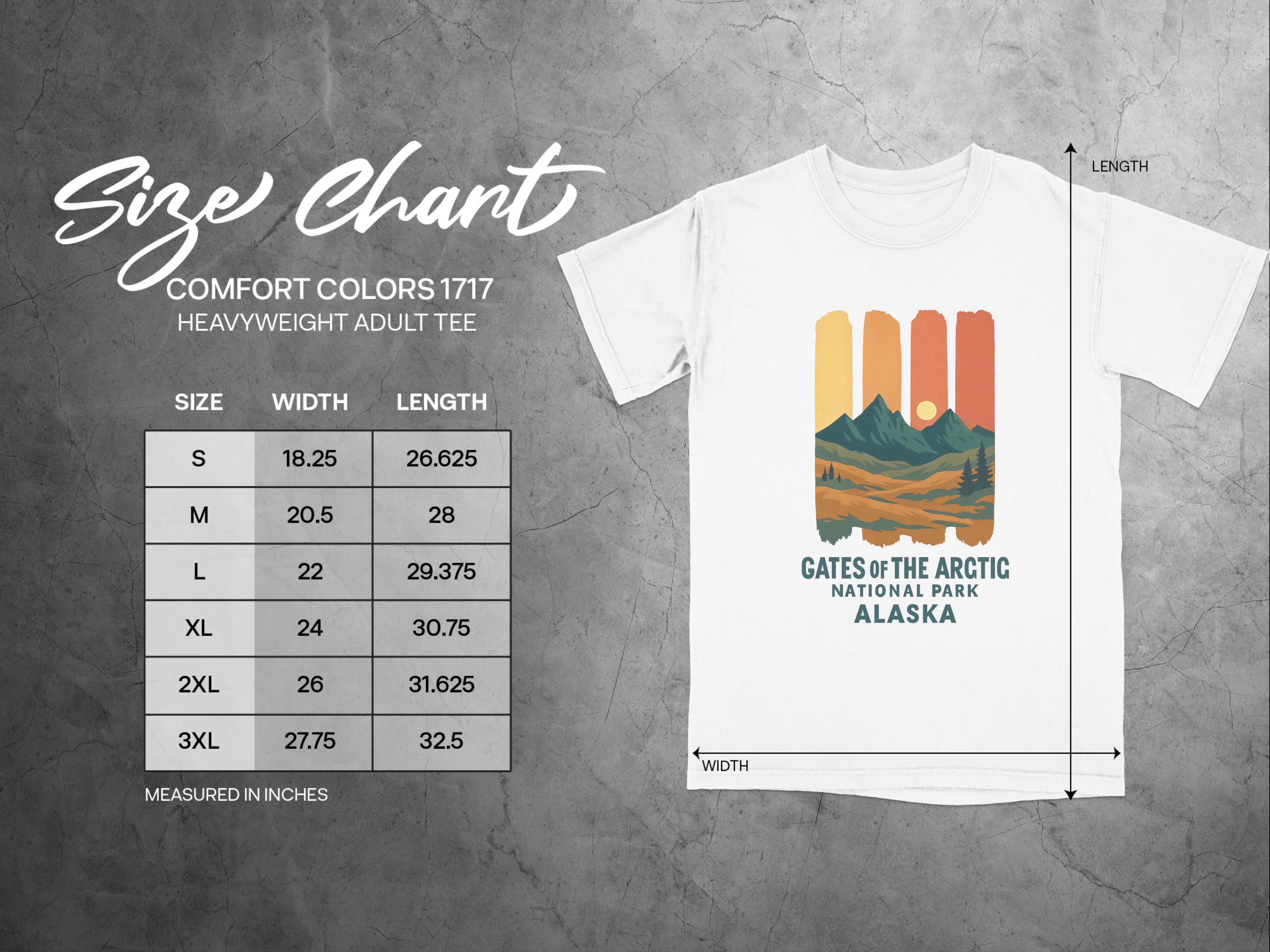 Comfort Colors Gates of the Arctic Shirt Sweatshirt Hoodie, Alaska ...