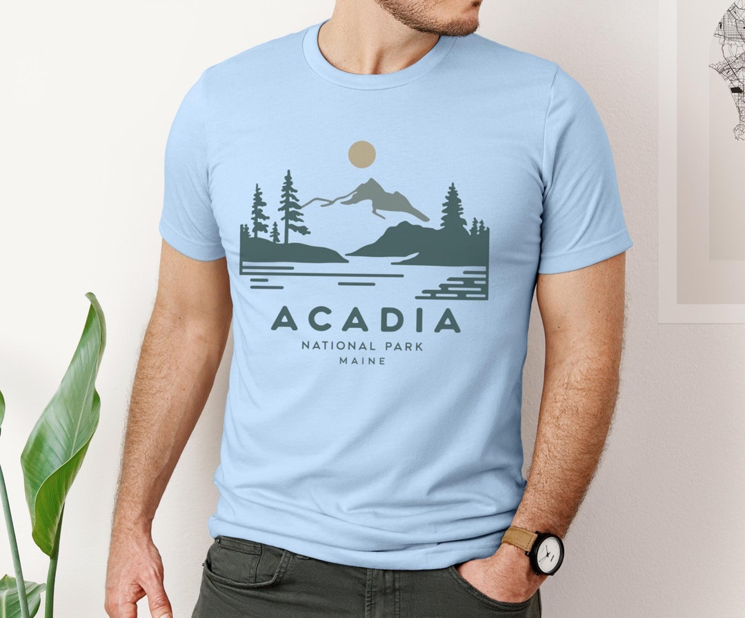 Acadia National Park T-shirt, Acadia Park Shirt, Acadia Souvenir Tee ...