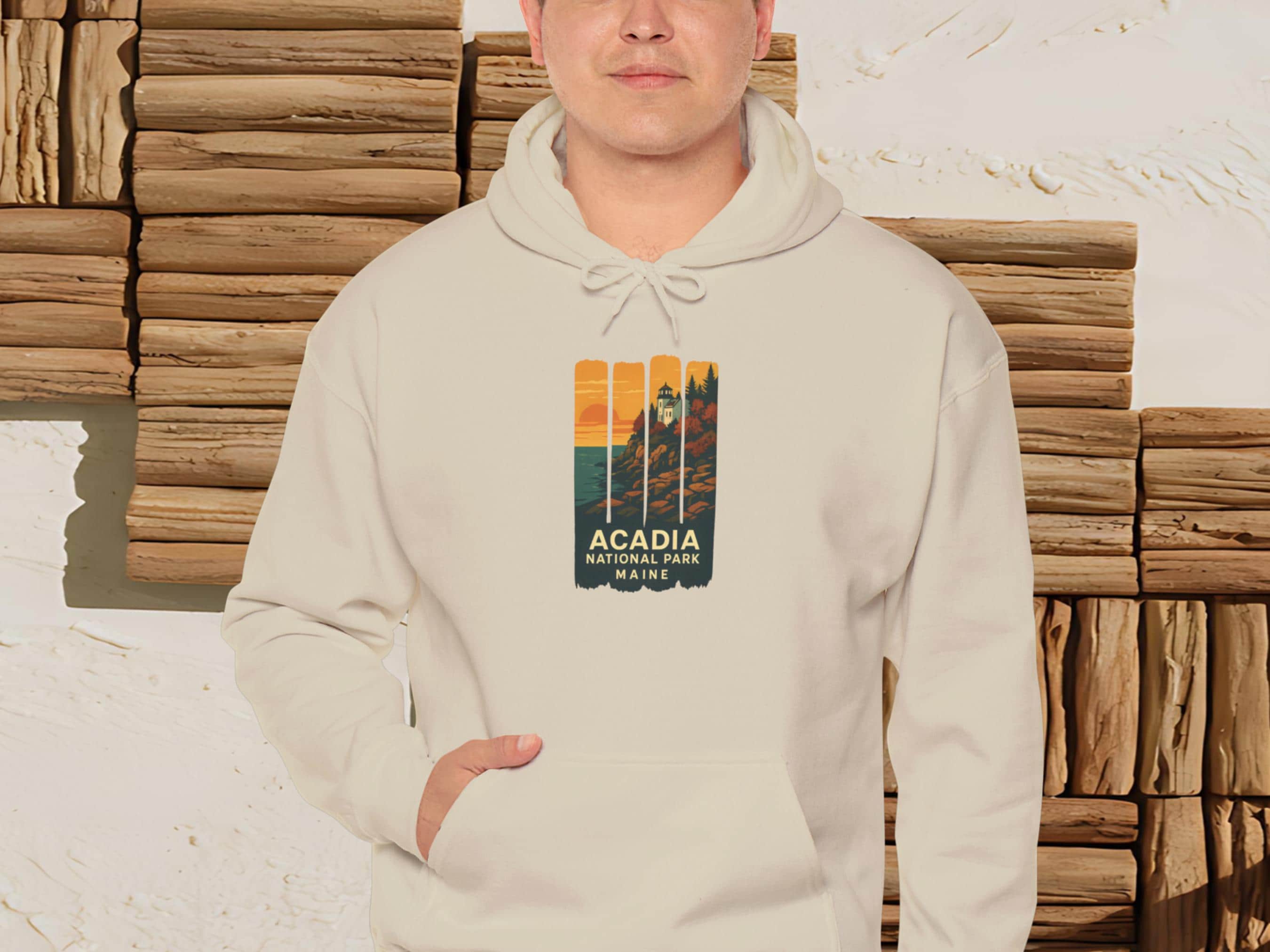 Comfort Color Acadia National Park Shirt, Maine Lighthouse Tee, Ocean ...
