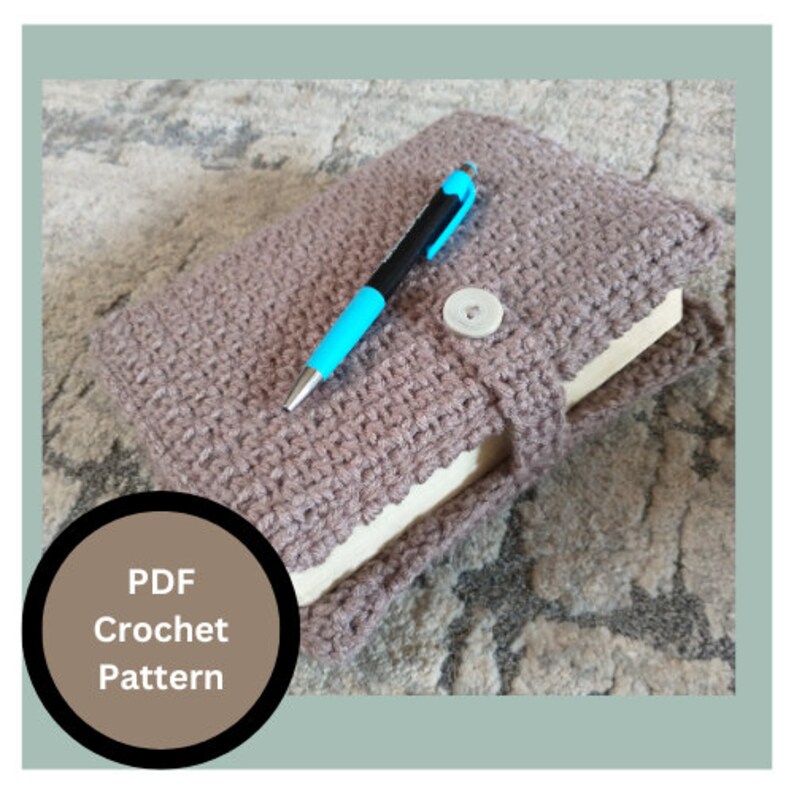 Crochet Book Cover Pattern, Crochet Pdf Pattern, Bible Cover Pattern ...