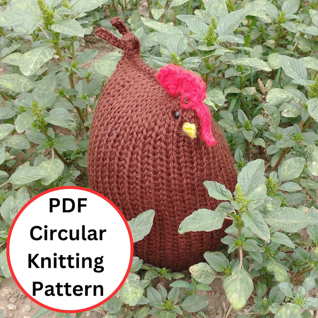Addi Knitting Machine Pattern, Knit Chicken Pattern, Knitting Pattern ...