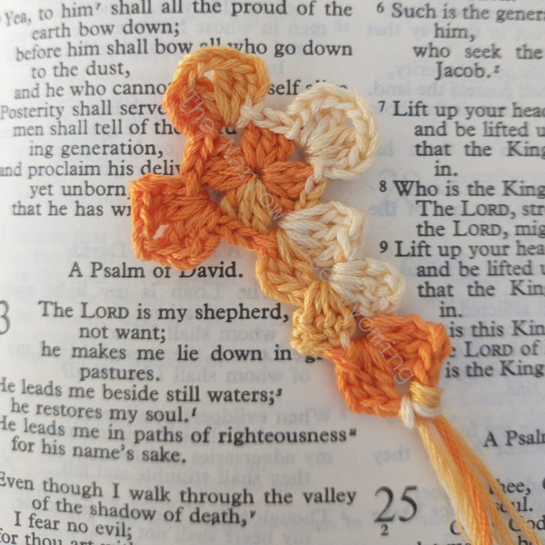 Crochet Pattern Bookmark, Crochet Pattern, Bookmark Pattern, Christian ...