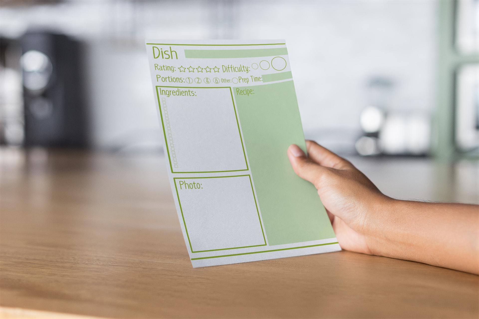 Customizable Recipe Template Printable Organize Your Favorite Recipes ...