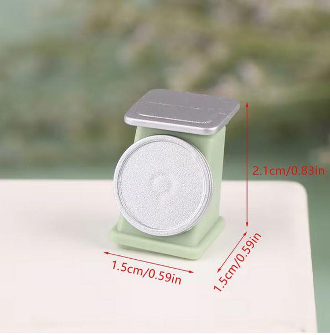 Dollhouse Kitchen Food Scale 1/12 Scale Kitchen Utensil Appliance - Etsy