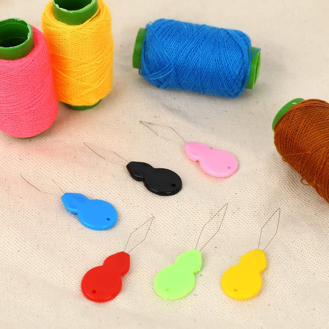 Deluxe Needle Easy Threader for REGULAR SIZE NEEDLES or Sewing Machines ...