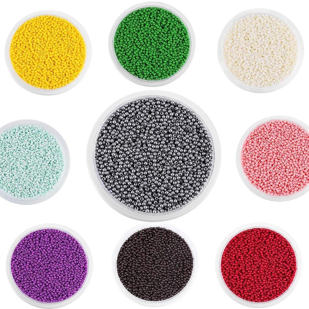 2MM Seed Beads 1000pcs 10 COLORS HUGE SELECTION Czech Glass - Etsy