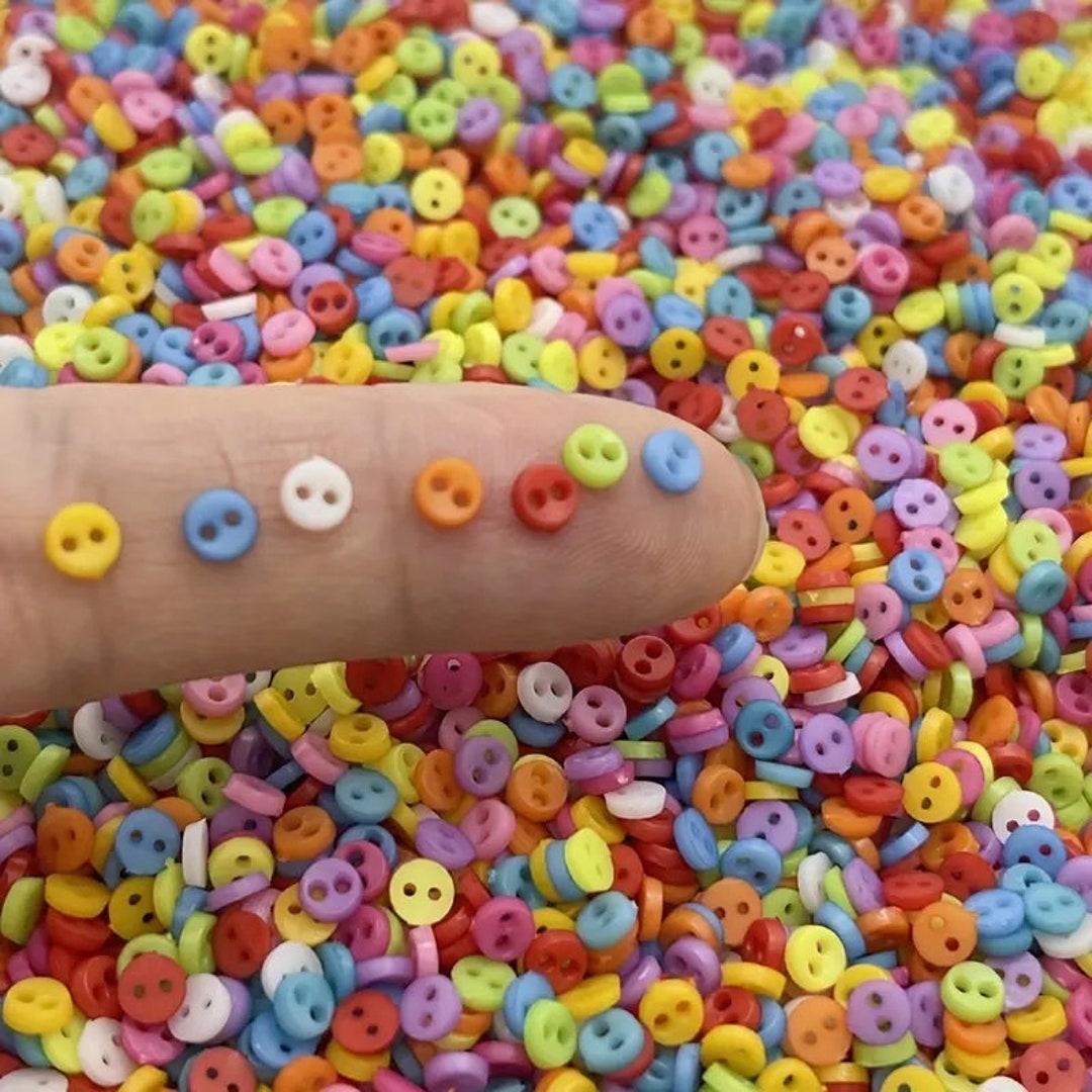 Doll Making Miniature Buttons Dollhouse Clothing Decor 30 Pieces 3-6MM ...