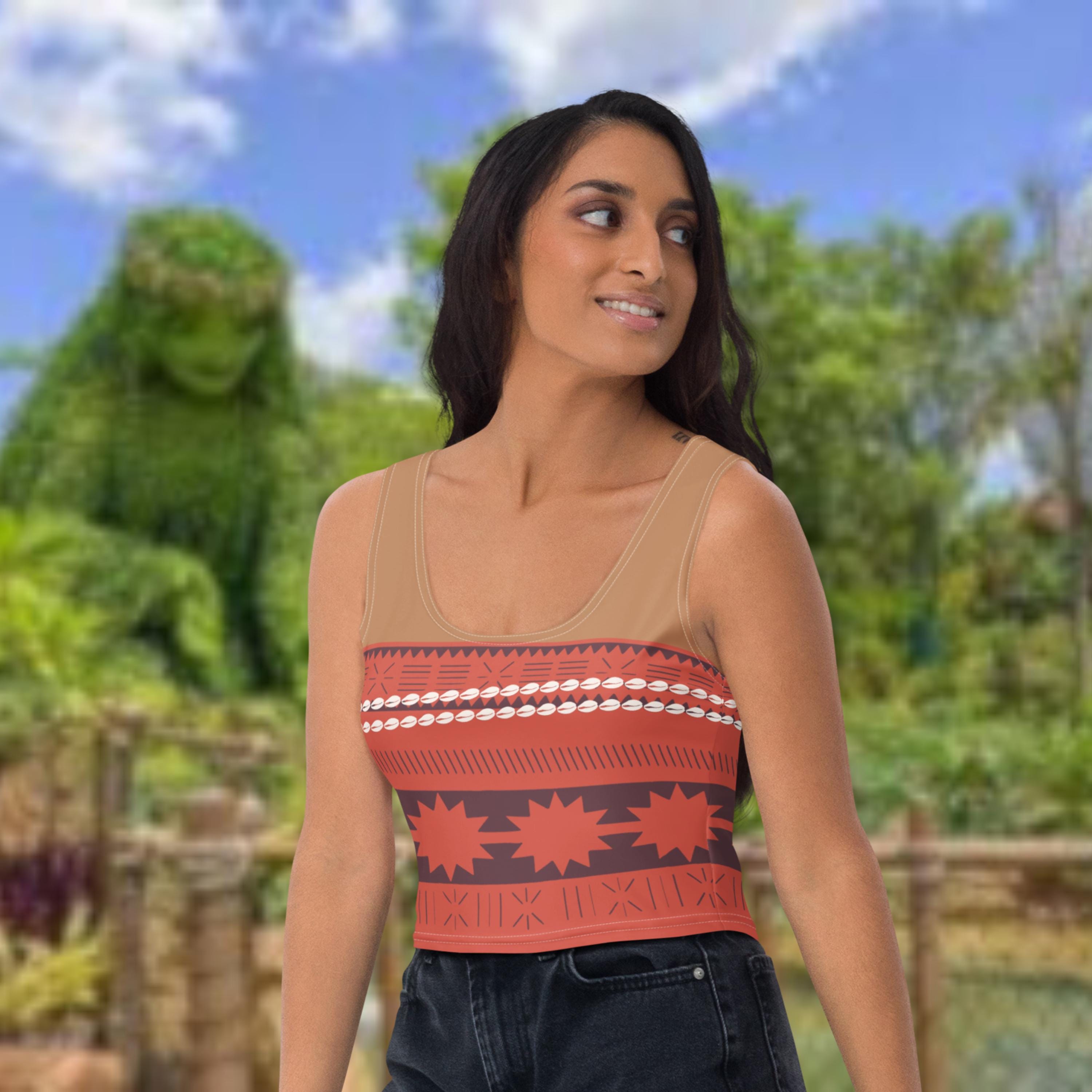 Moana Inspired Crop Top, Moana Costume - Etsy