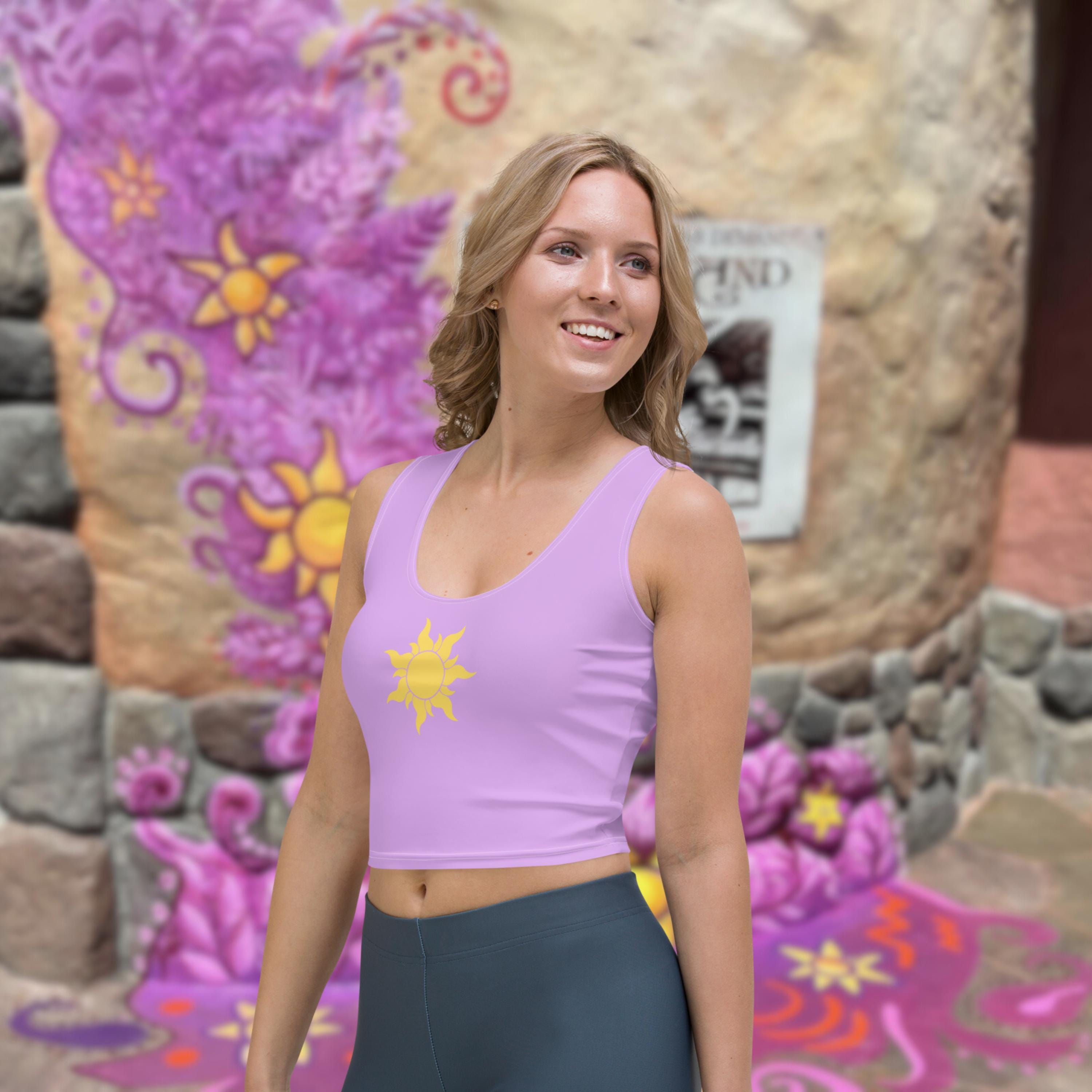 Tangled Princess Crop Top, Lantern Princess Tank Top, Tangled Sun ...