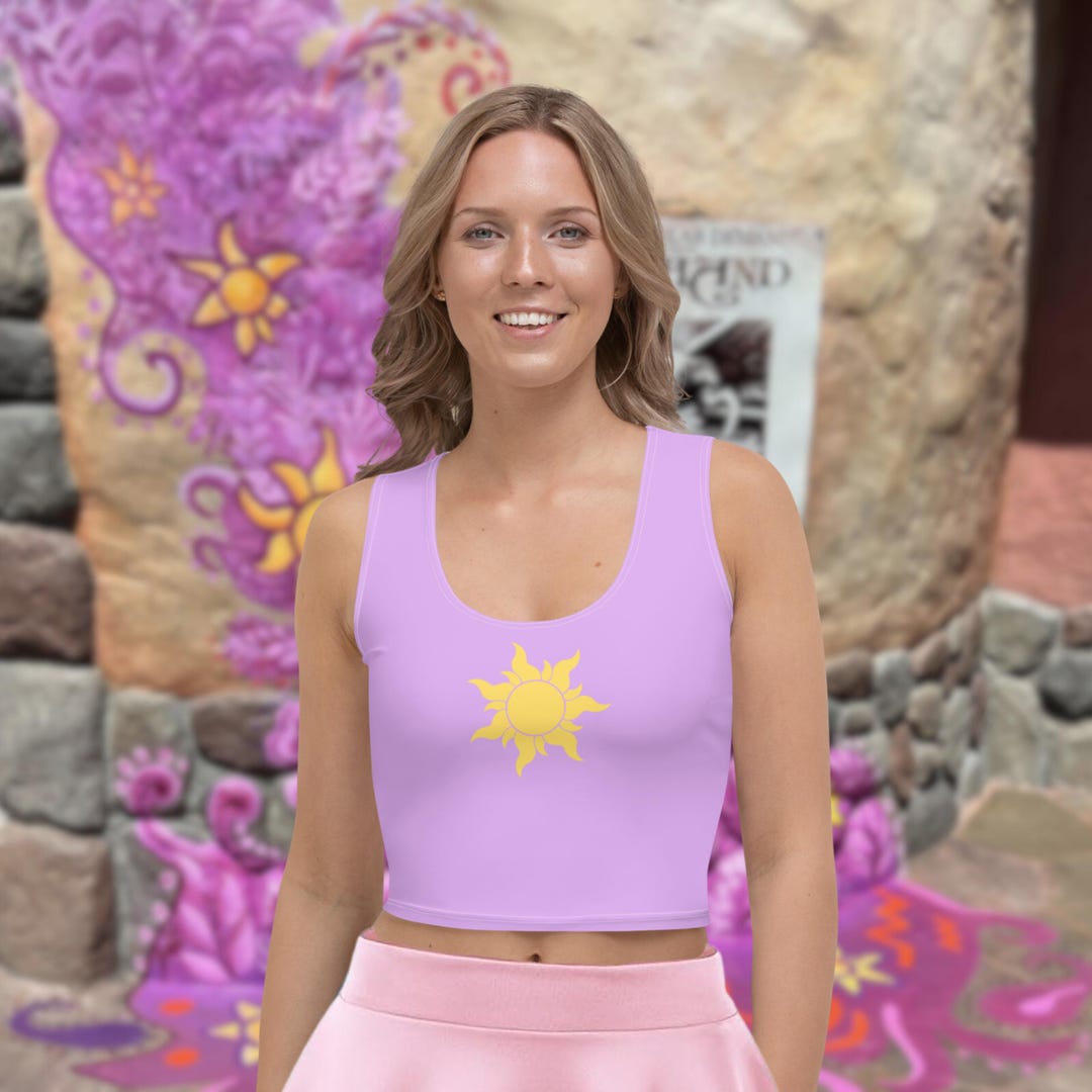 Tangled Princess Crop Top, Lantern Princess Tank Top, Tangled Sun ...