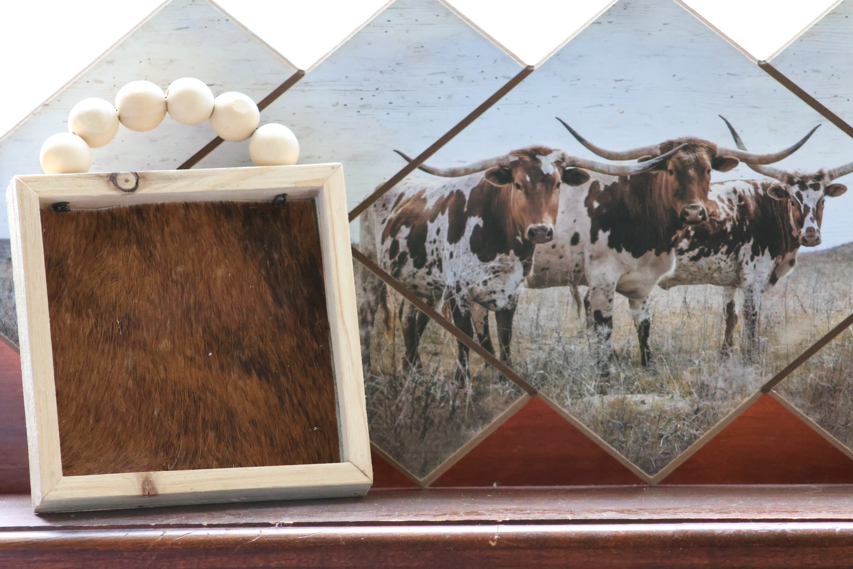 Cowhide Branding Frame - Etsy