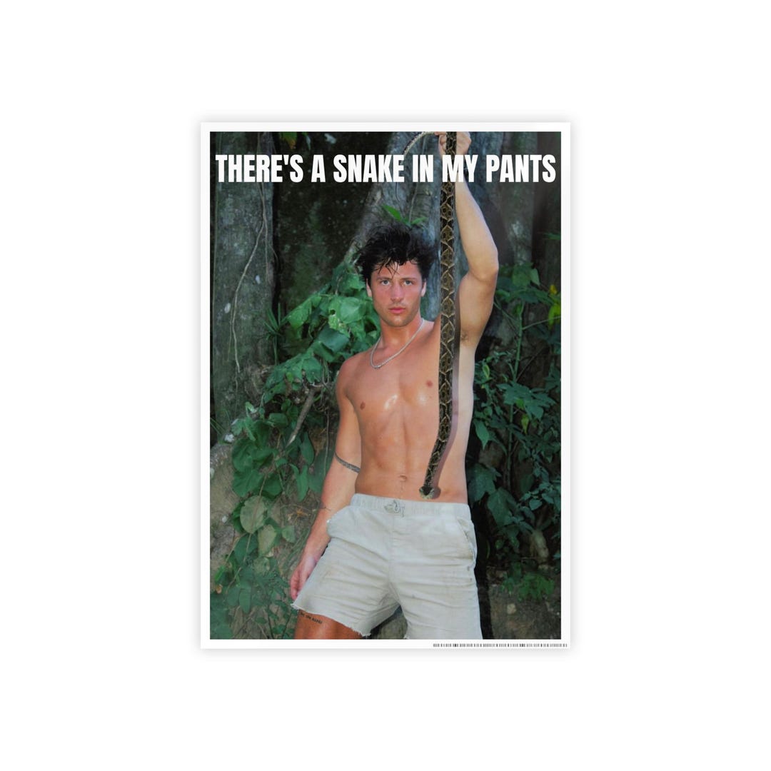 Rob Snake in My Pants Love Island Gloss Posters - Etsy