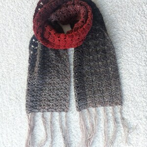 Crochet Lacy Scarf Cake Yarn Easy Pattern Pdf - Etsy