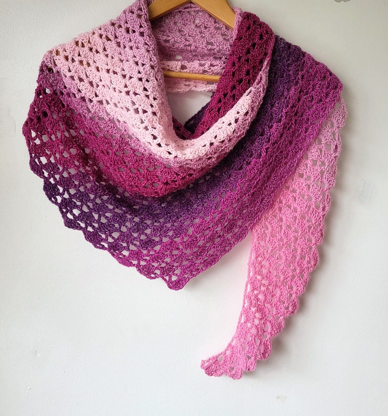 Crochet Shawl - DK Yarn Cake - Crochet Shawlette - Easy Pattern PDF - Etsy