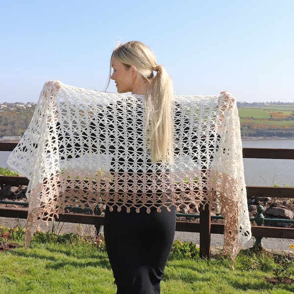 Crochet Delicate Shawl - Etsy