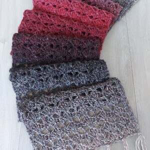 Crochet Lacy Scarf Cake Yarn Easy Pattern Pdf - Etsy