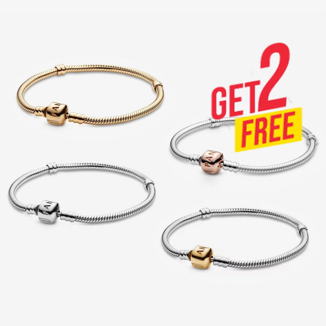 Cylinder Lock Simple Bracelet, Pandora Moments Charm Bracelet, Everyday ...