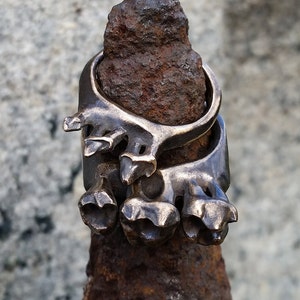 Scavenger -- Tooth Ring in Bronze or Silver - Etsy