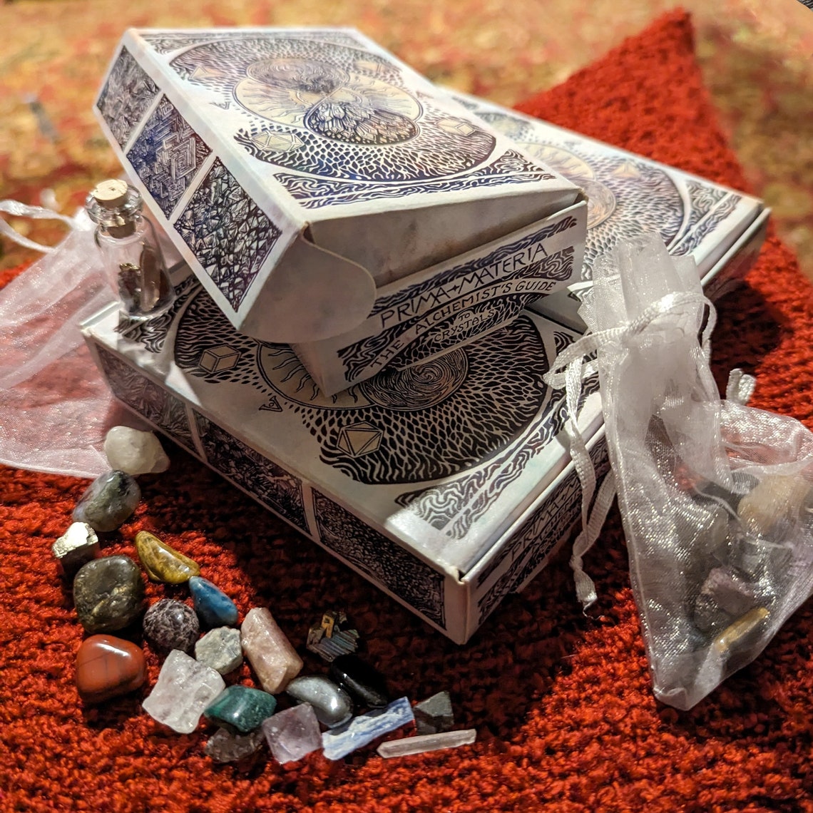 Alchemist's Guide Crystals - Reference Card Deck - Deluxe Gift Set - Etsy