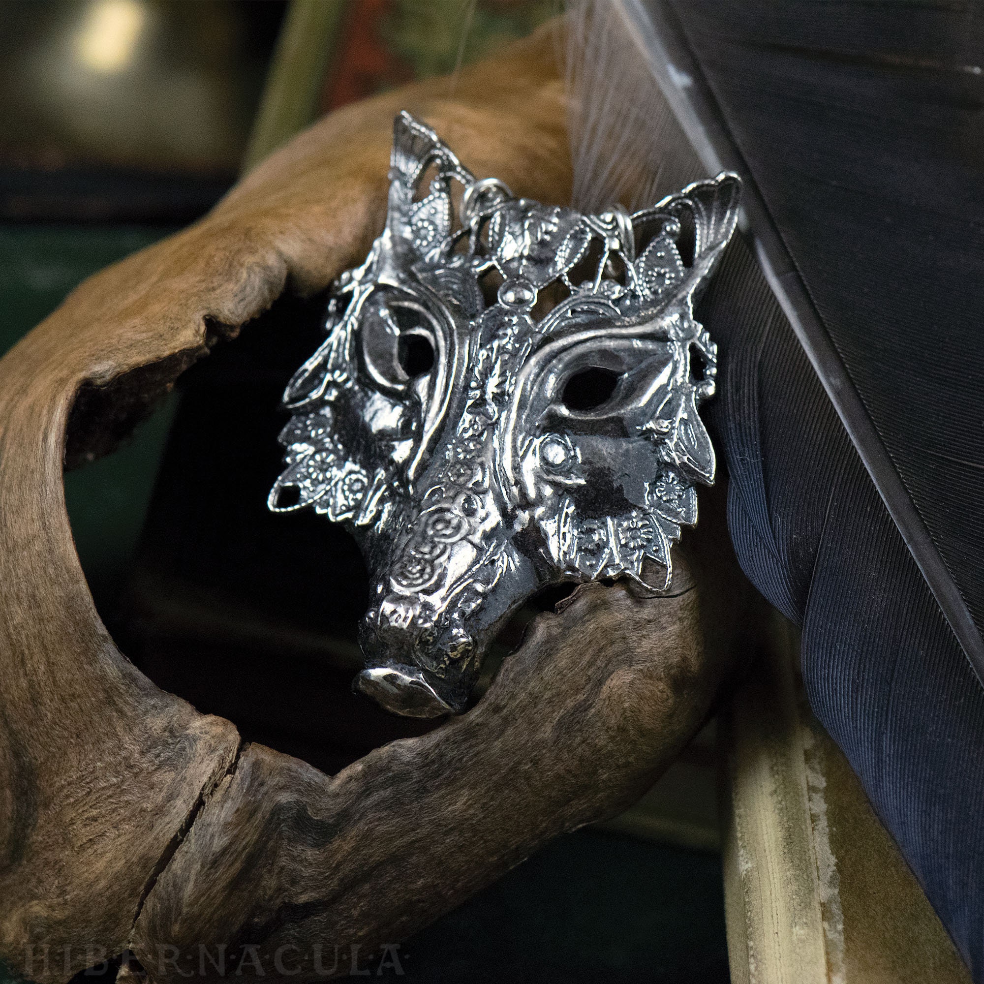 Howl Wolf / Fox / Coyote Mask in Bronze or Silver | Etsy