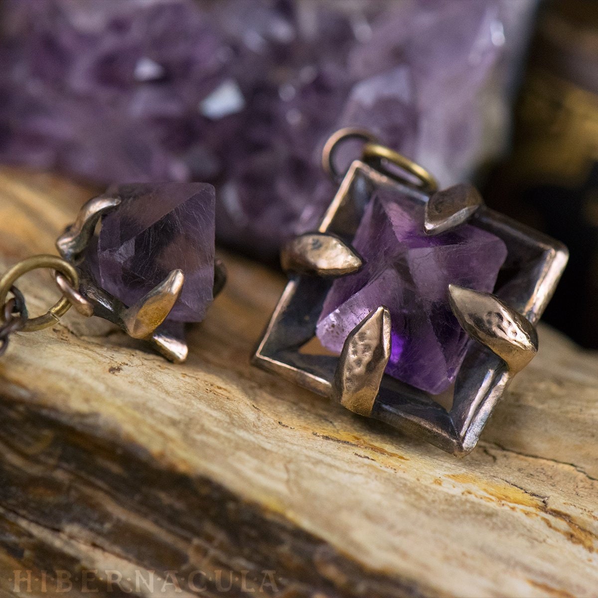 Focus Crystal Raw Teal or Purple Fluorite Octahedron | Etsy