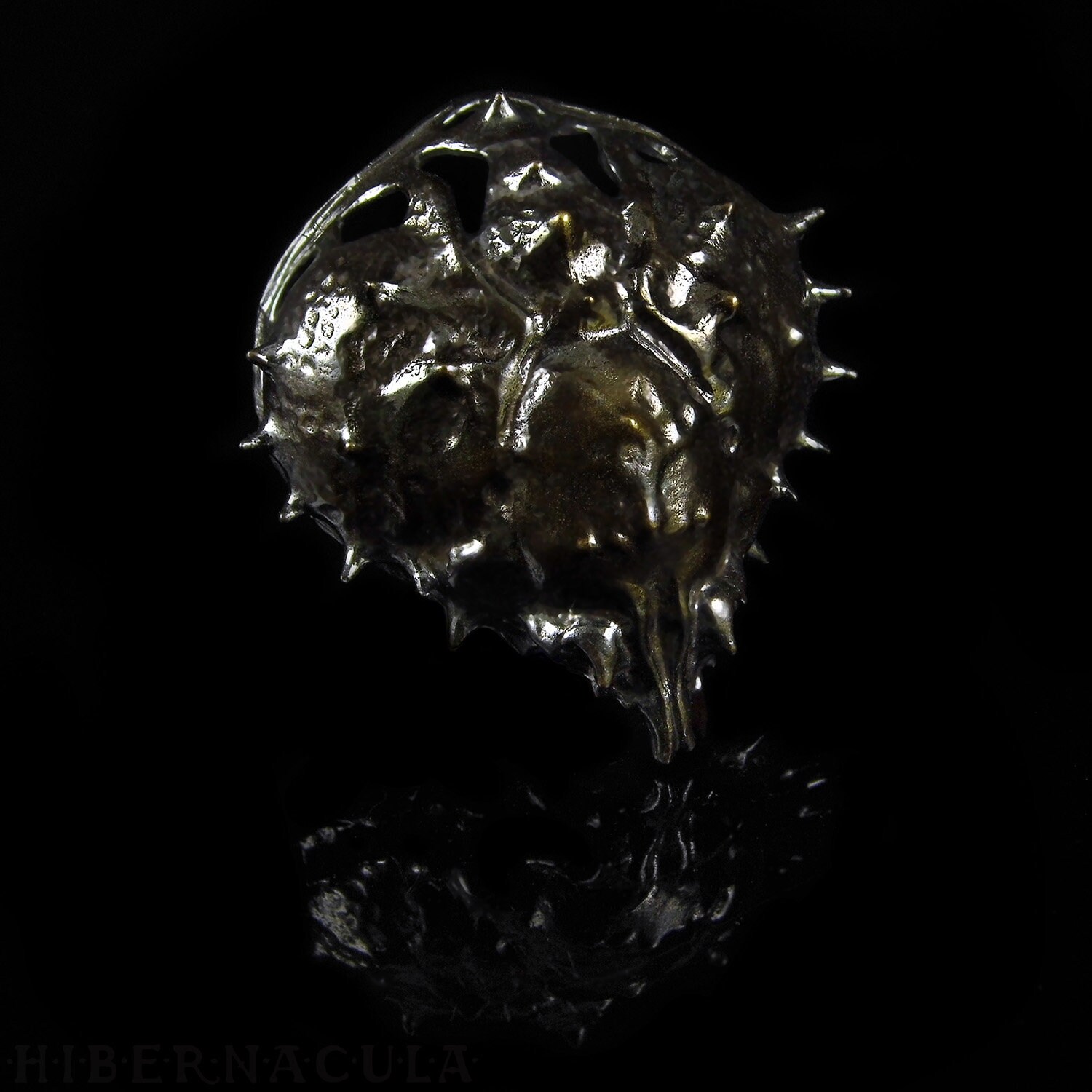 Armor -- Spider Crab Shell Pendant or Necklace in Bronze or Silver - Etsy