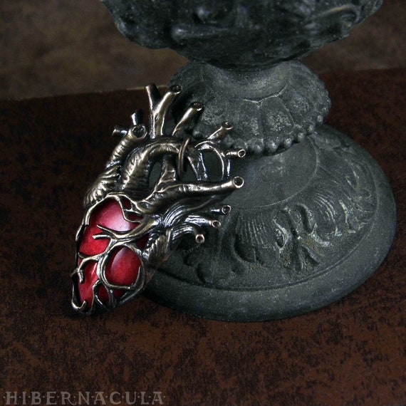 Red Heart Heart of Stone - Etsy