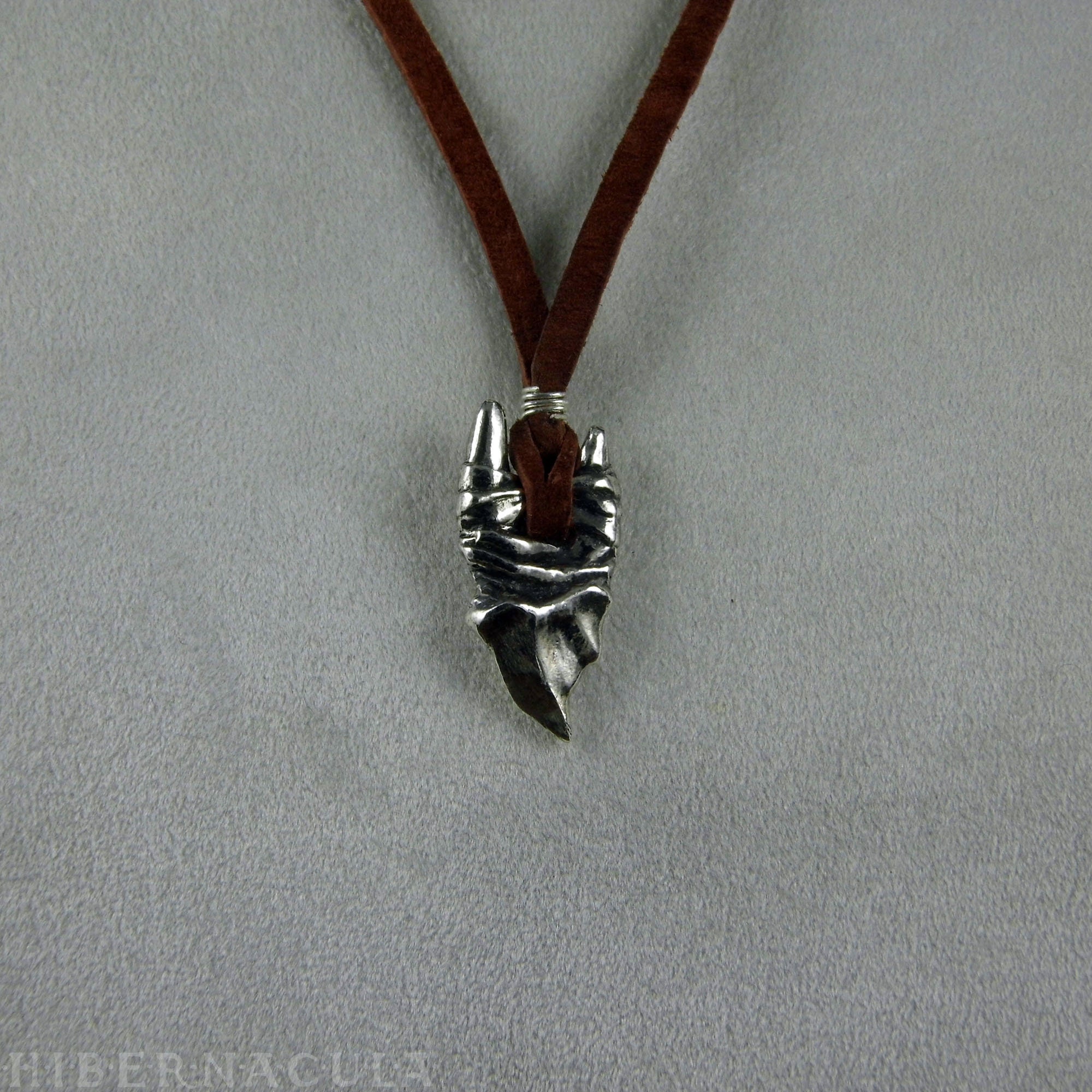 Wolf Fang Talisman -- Handmade Pendant in a Choice of Bronze or ...