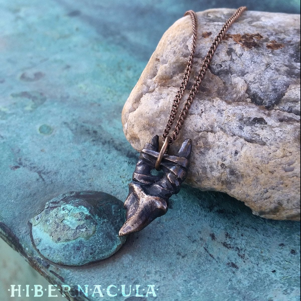 Wolf Fang Talisman -- Handmade Pendant in a Choice of Bronze or ...