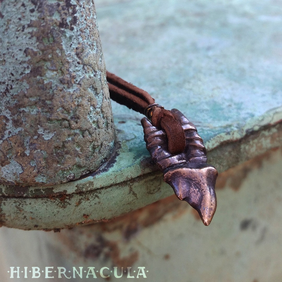 Wolf Fang Talisman -- Handmade Pendant in a Choice of Bronze or ...