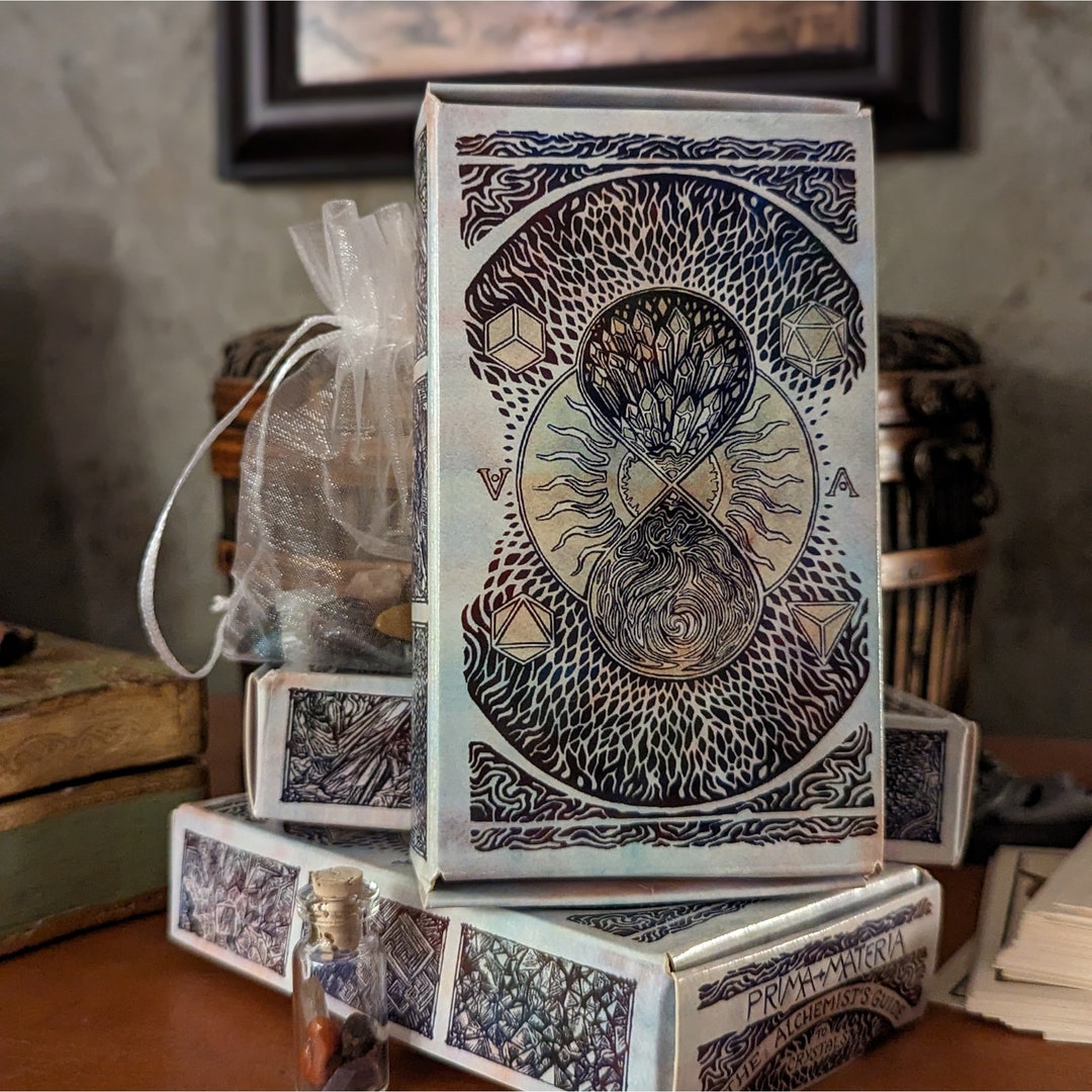 Alchemist's Guide Crystals - Reference Card Deck - Deluxe Gift Set - Etsy