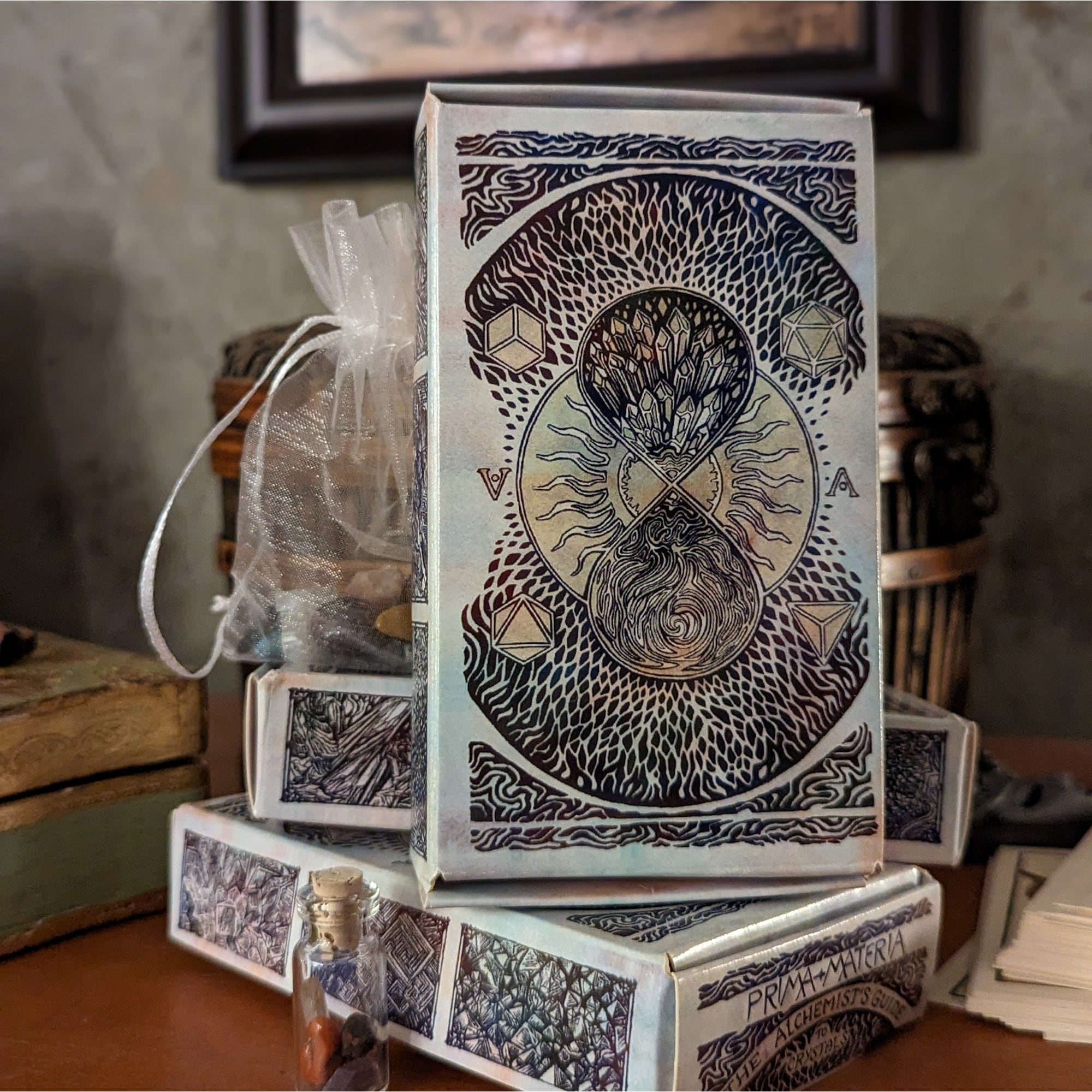 Alchemist's Guide Crystals - Reference Card Deck - Deluxe Gift Set - Etsy